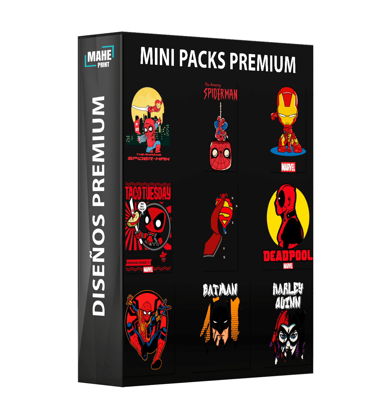 kids super hero pack 4 – Mahe Print