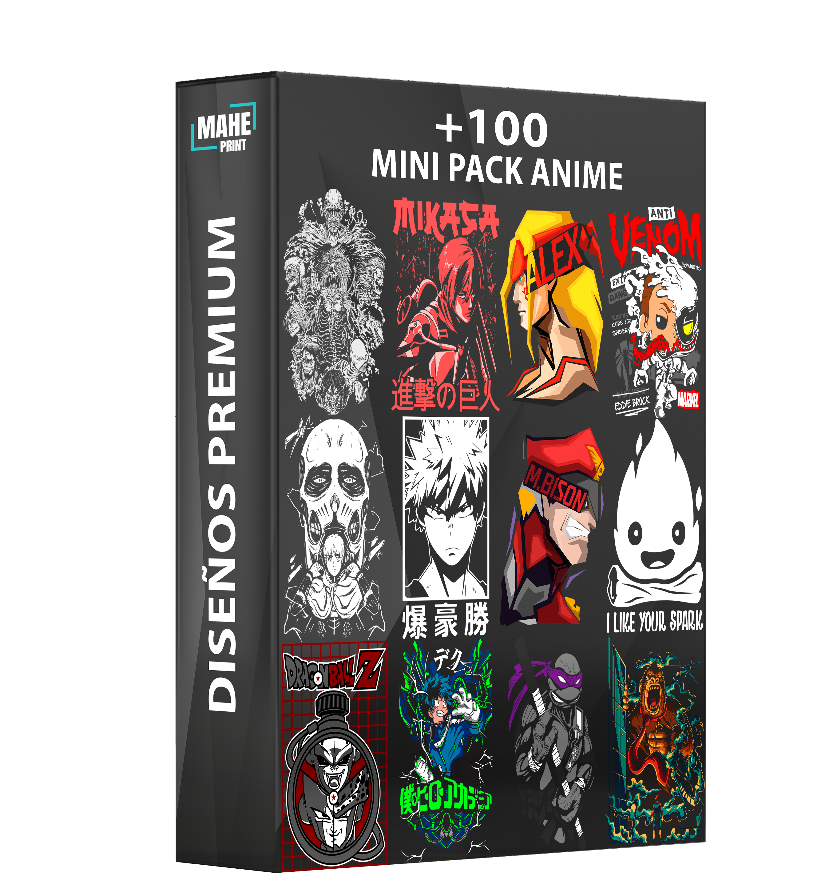 Mini Pack Anime Premium – Mahe Print