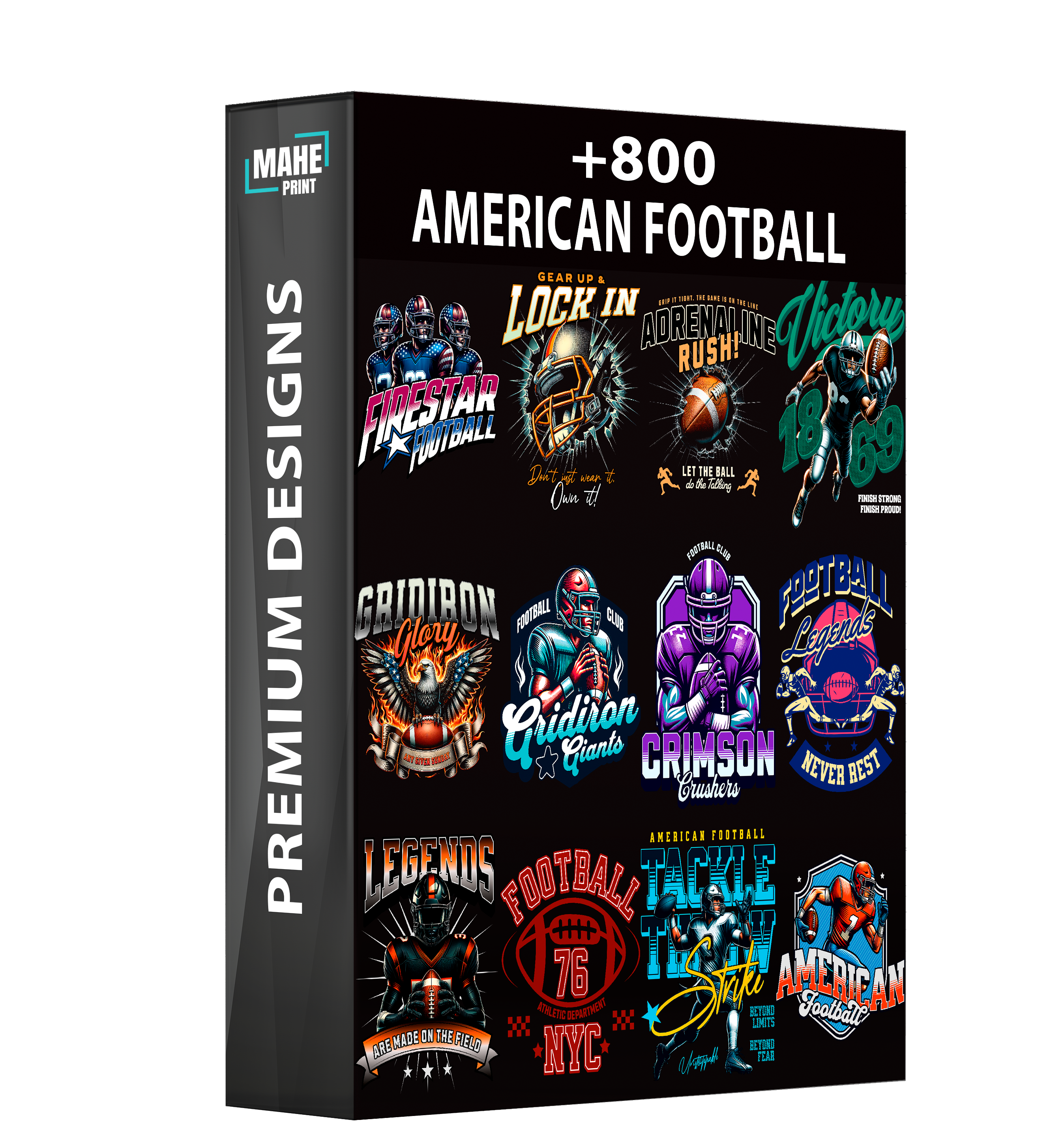 American Football Pack +800 – Mahe Print