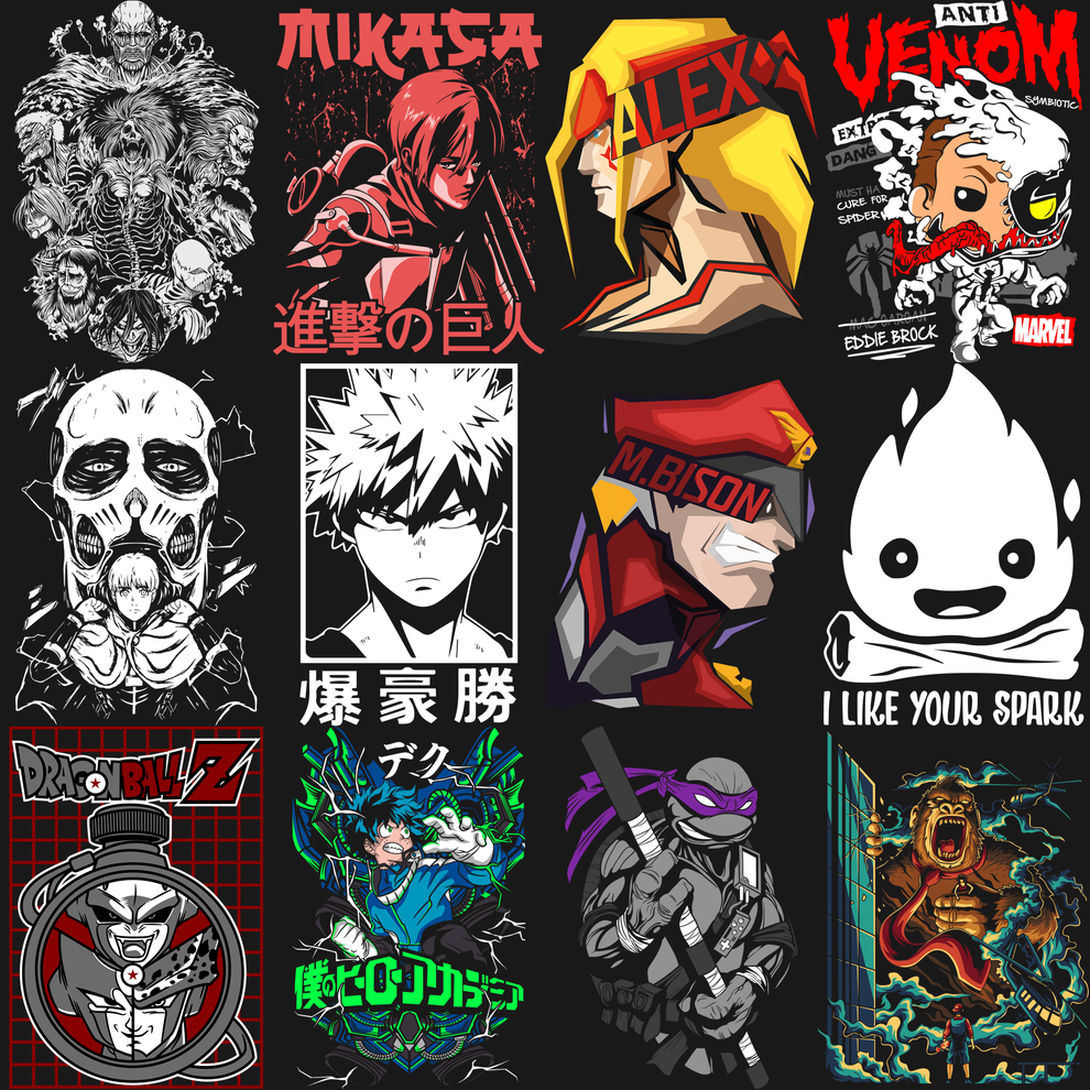 Mini Pack Anime Premium – Mahe Print